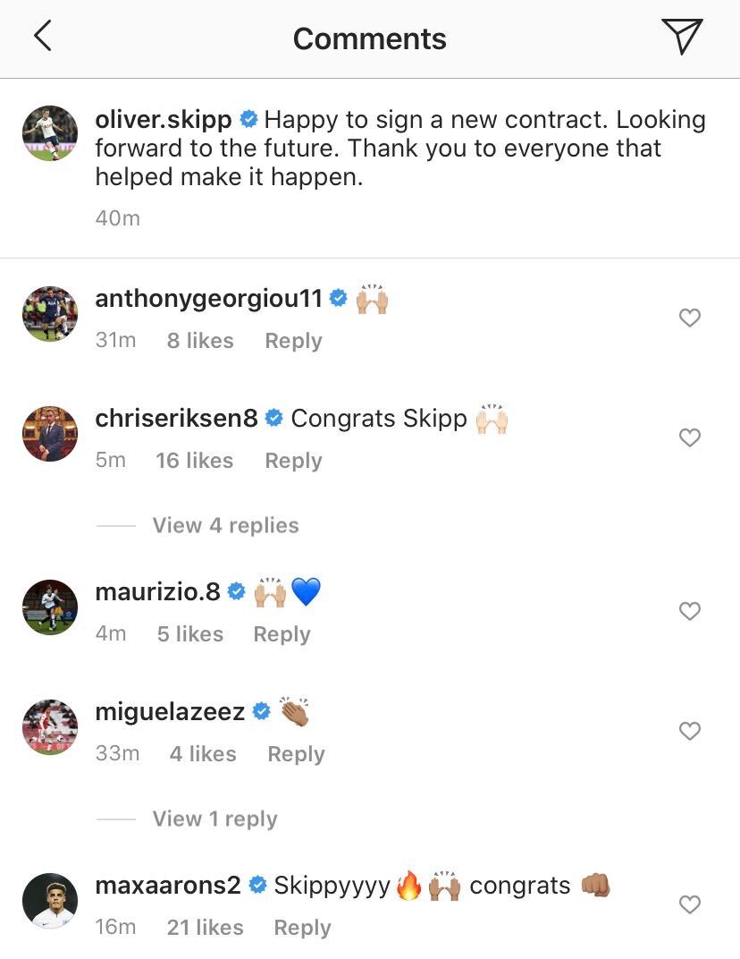 Christian Eriksen congratulates Spurs player on new deal - The Spurs ...