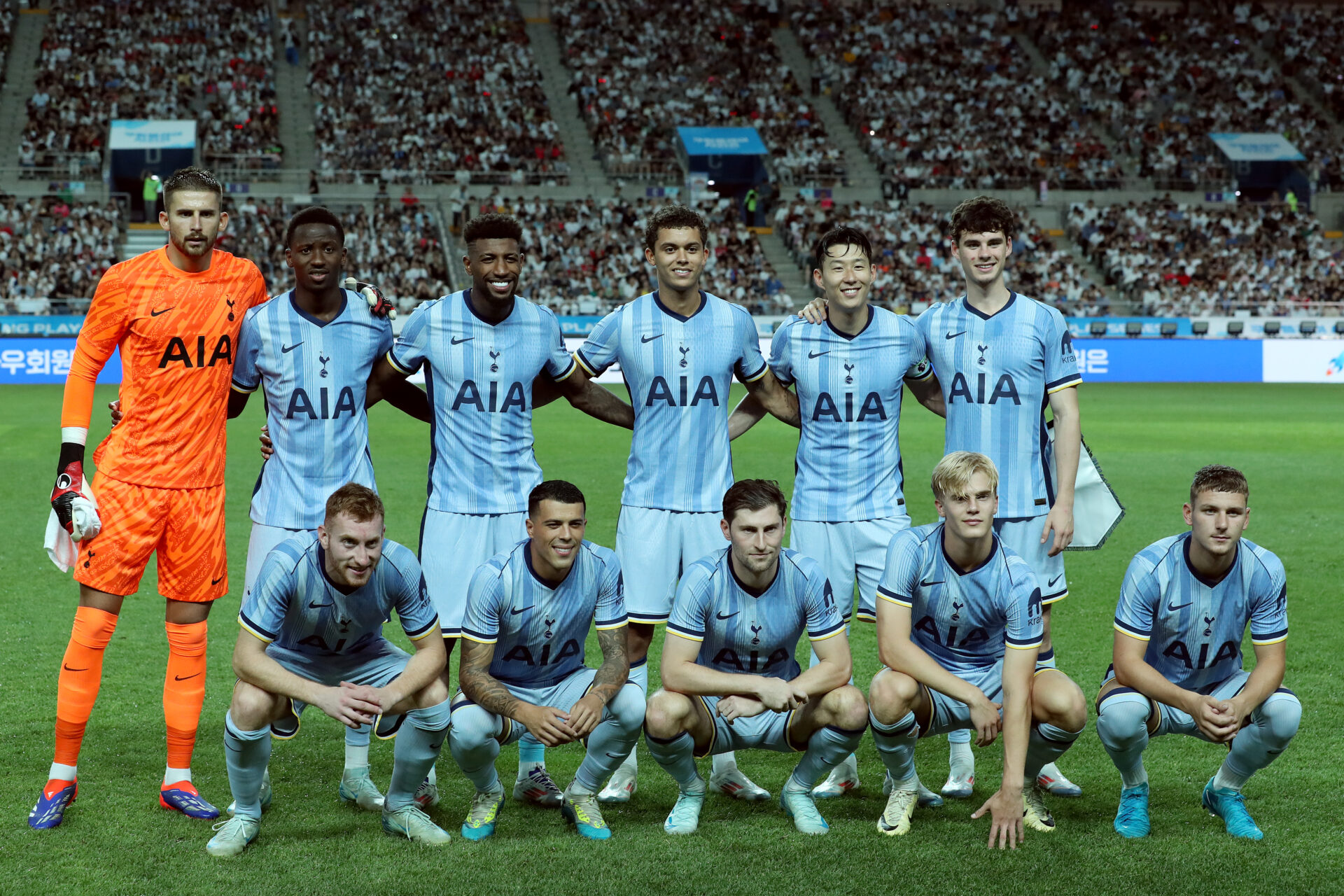 Spurs half time player ratings vs Team K-League - Donley x Son link-up ...