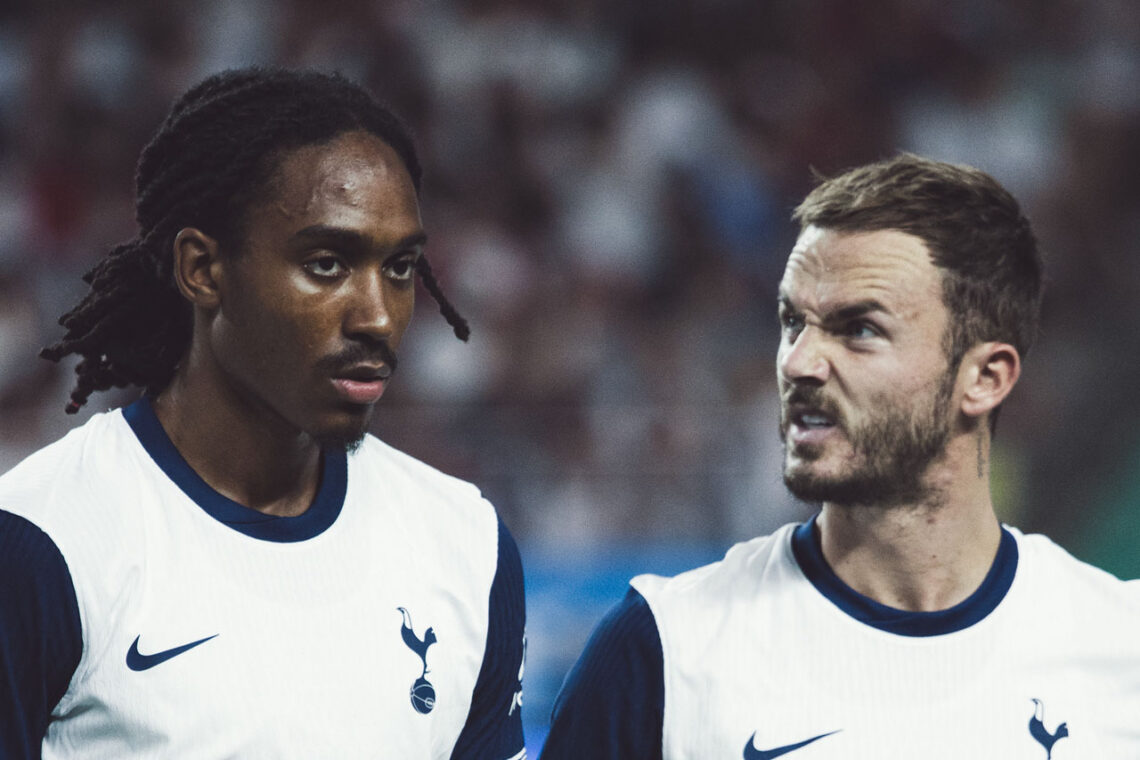 Djed Spence reacts after earning first Tottenham start - 'Hungry for ...