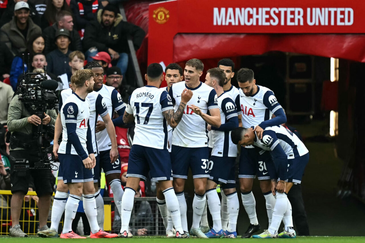 Spurs half-time ratings vs Man Utd - One goal, one red card, and a ...
