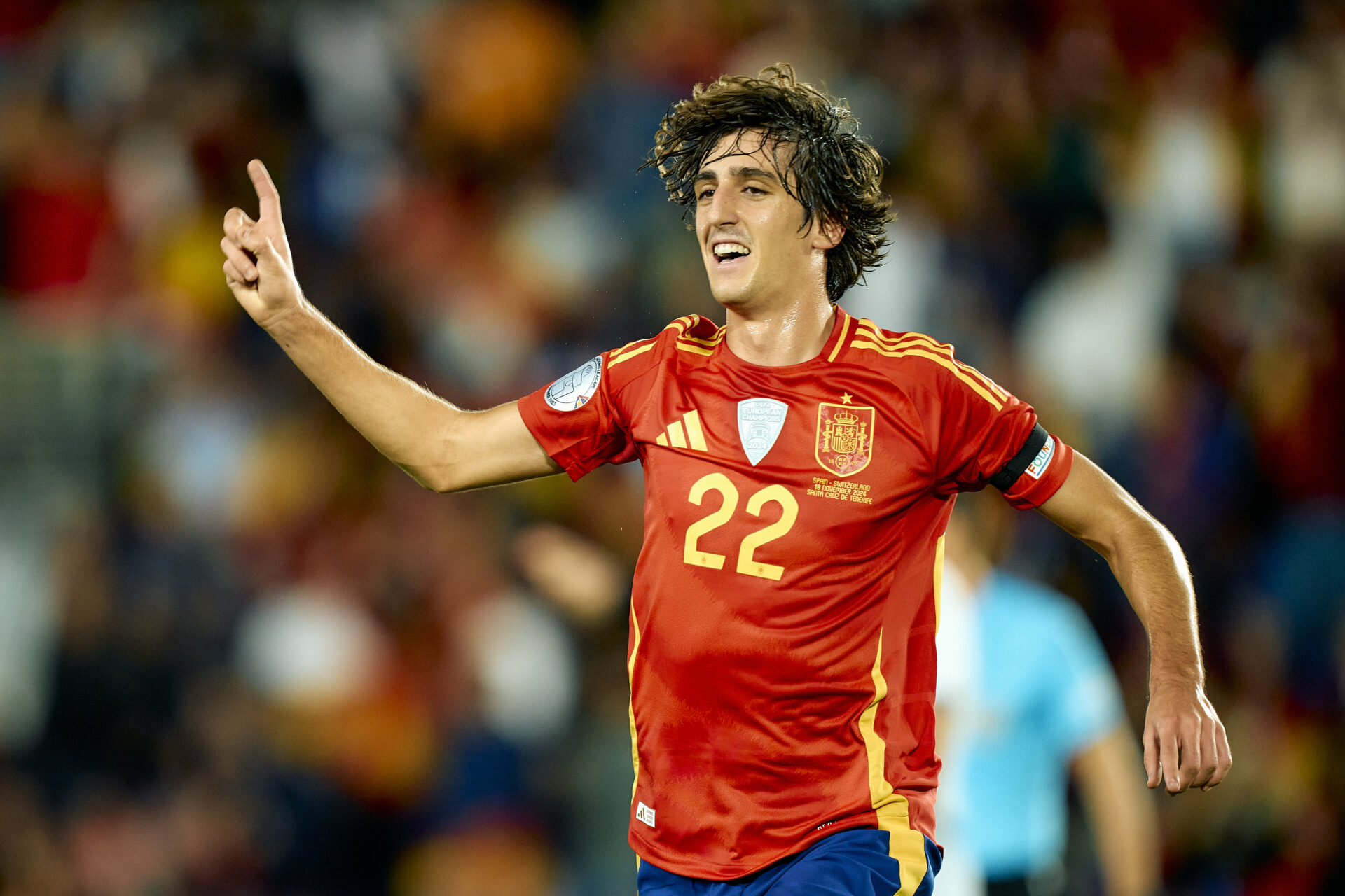 Tottenham loanee Bryan Gil scores his first senior goal for Spain ...