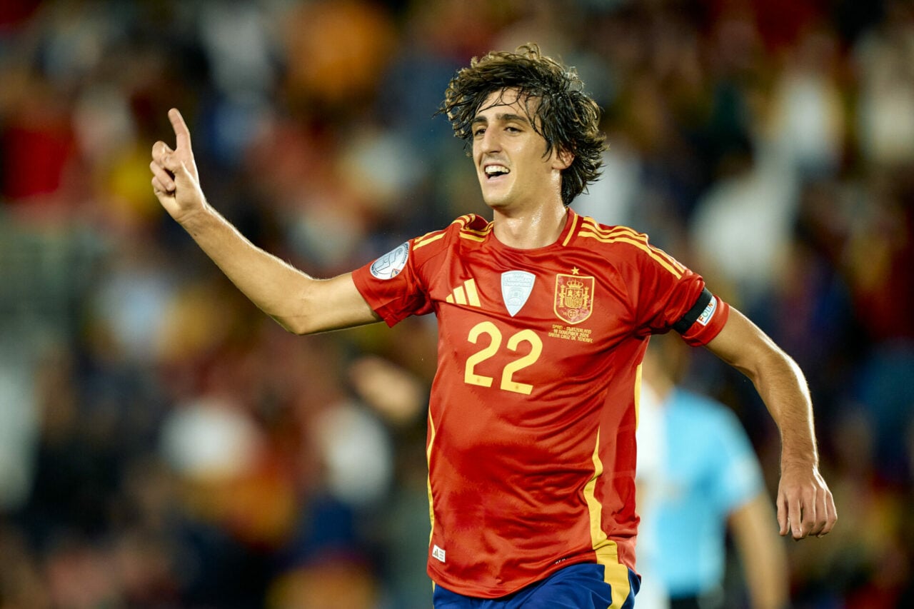 Tottenham loanee Bryan Gil scores his first senior goal for Spain ...