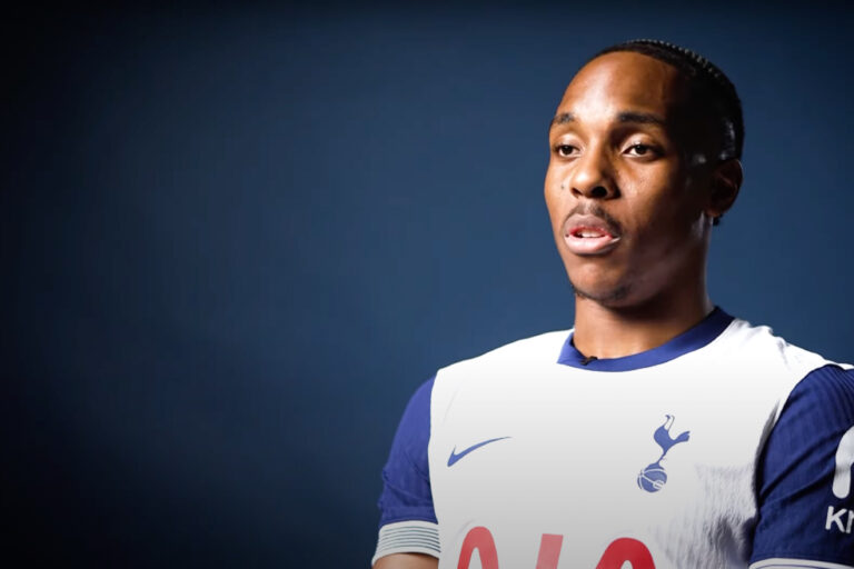 Tottenham fans react to Mathys Tel's heated exchange with Spurs ...