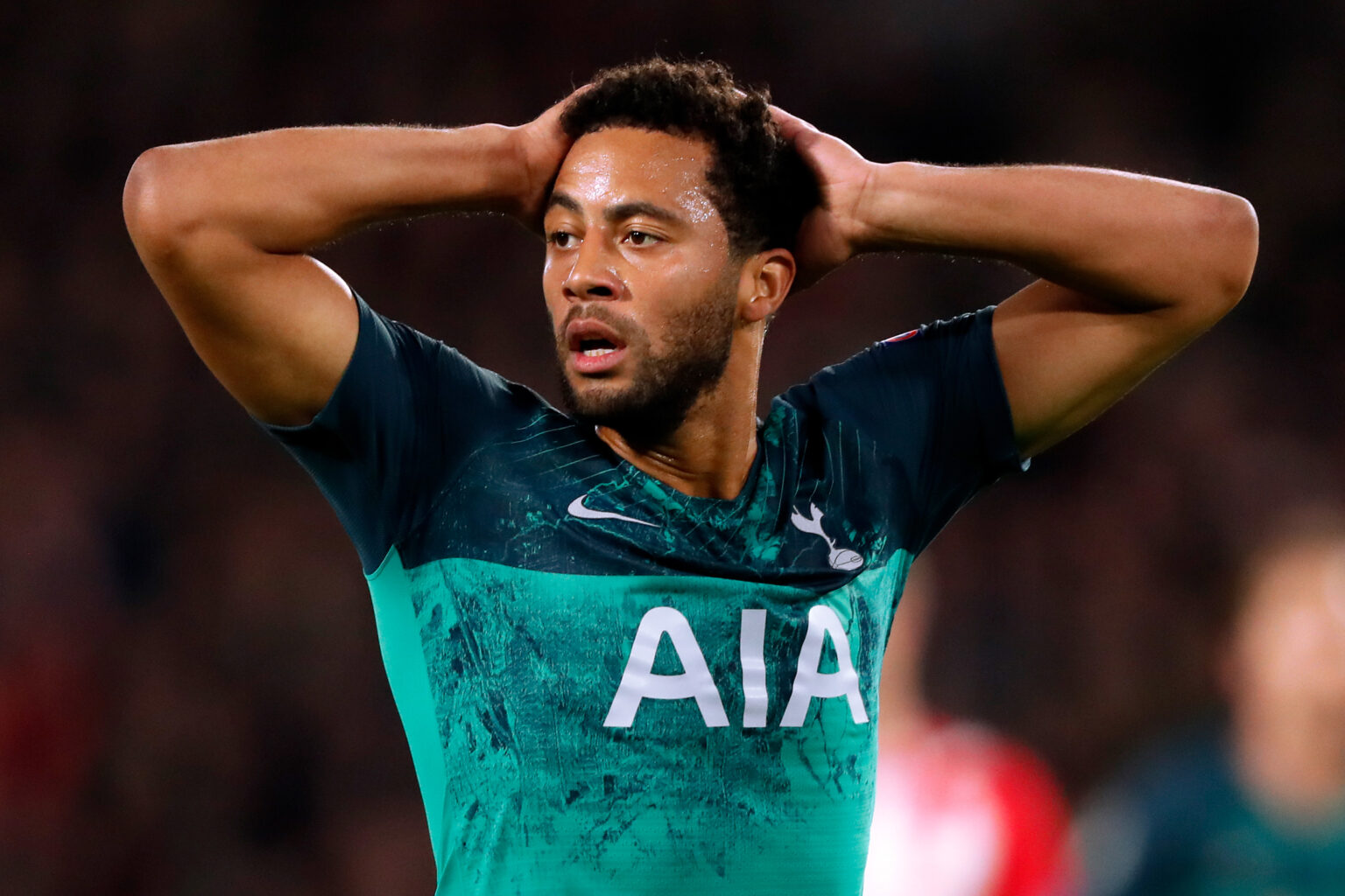 Mousa Dembele, Robbie Keane, and Aaron Lennon react to Tottenham's ...