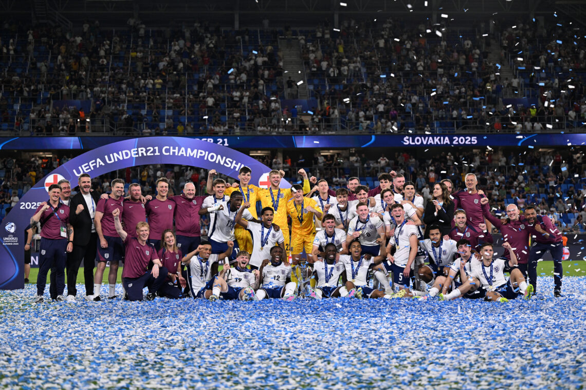 Archie Gray lifts another trophy 38 days after Tottenham Europa League ...