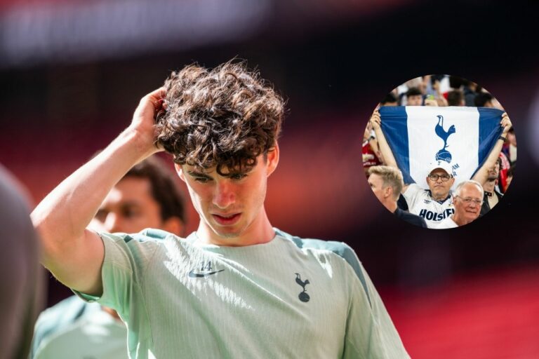 Tottenham fans left unhappy with Archie Gray treatment in England U21 ...