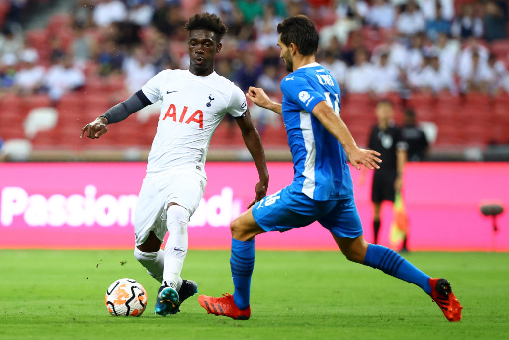 Video: Spurs man receives treatment on pitch after first half; looked ...